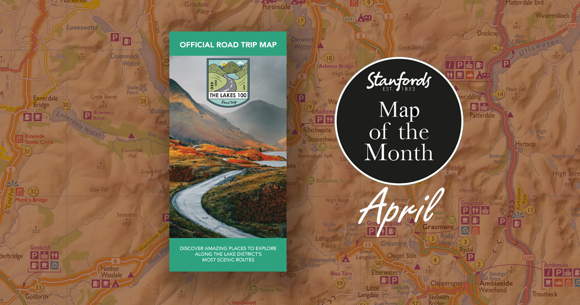 Map of the Month: The Lakes 100 – Stanfords Blog