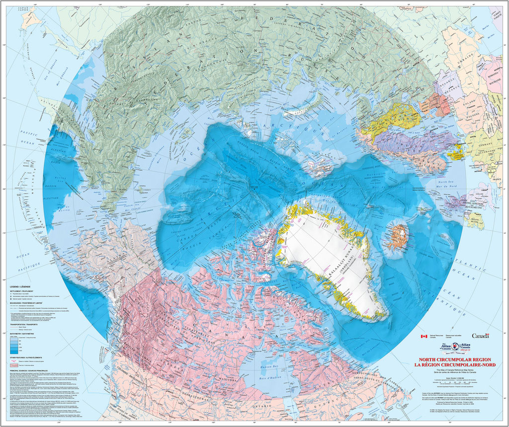 North Pole and South Pole centred maps – Stanfords Blog