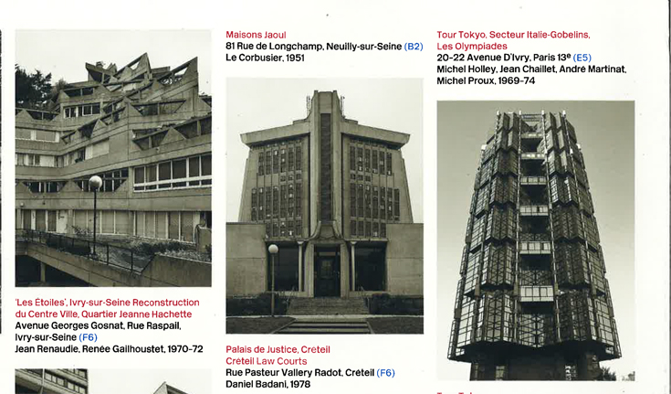 Brutalist Paris Map – Stanfords Blog
