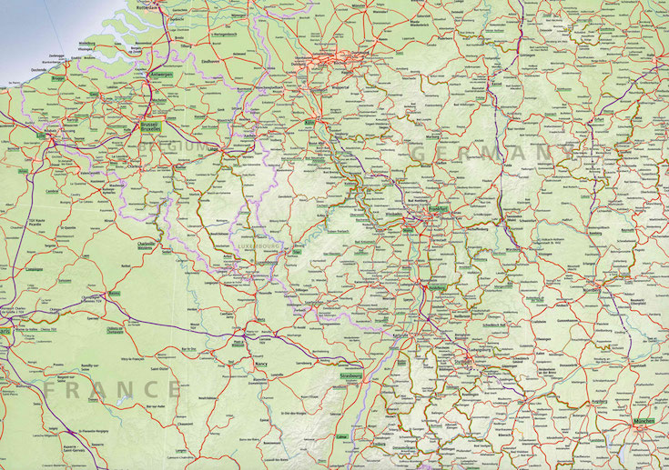 Map of the Month: A Travellers’ Railway Map of Europe – Stanfords Blog